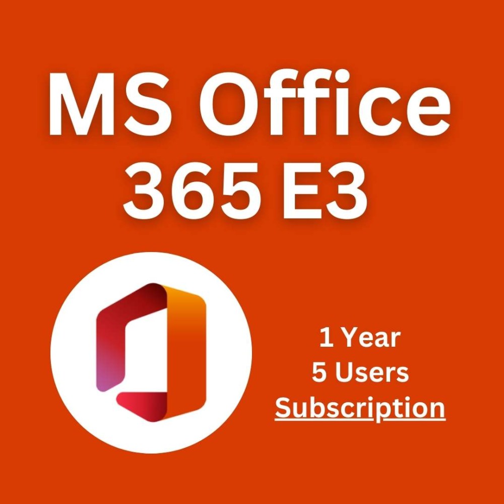 Microsoft Office 365 E3 - 5 User for 1 Year [Subscription] - ResellKeys ...