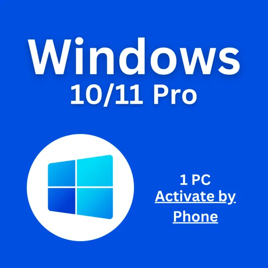 Windows 10 / 11 Pro 1PC [Activate by Phone] - ResellKeys - Affordable ...